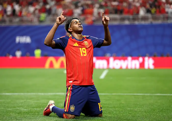 How 18-year-old Lamine Yamal bossed Saudi Arabia to score his first ...
